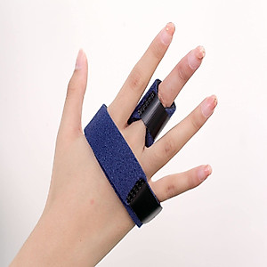 TINYOUTH Trigger Finger Splint, Adjustable Thumb Brace with Built-in Strips Support Bonus Fastening Tape for Hand Stabilizing Support for Sprains, Pain Relief, Mallet Injury, Arthritis, Tendonitis