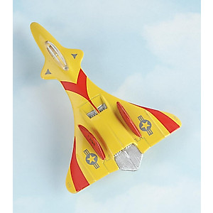 Hot Wings Planes X-111 with Connectible Runway,Silver/Black
