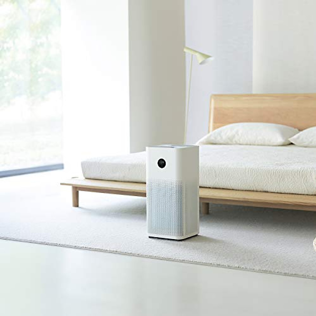 Mi Air Purifier 3H for home, high efficiency filter eliminate 99.97% smoke pollen dust, quiet for large space up to 484sq ft, for living room, bedroom
