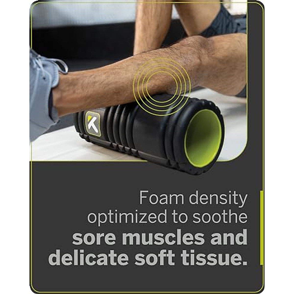 TriggerPoint 13" Multi-Density Foam Roller - Relieves Muscles, Improves Mobility