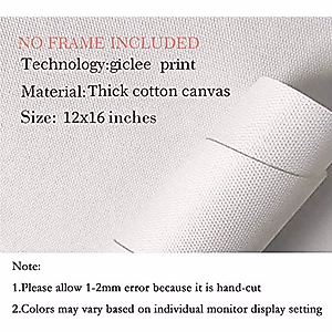 Bible Verse Wall Art Decor Scripture Canvas Wall Art Christian Wall Art Inspirational Wall Art Scripture Bible Verse Posters Christian Pictures Paintings for Living Room Bedroom 12x16 Inch Unframed