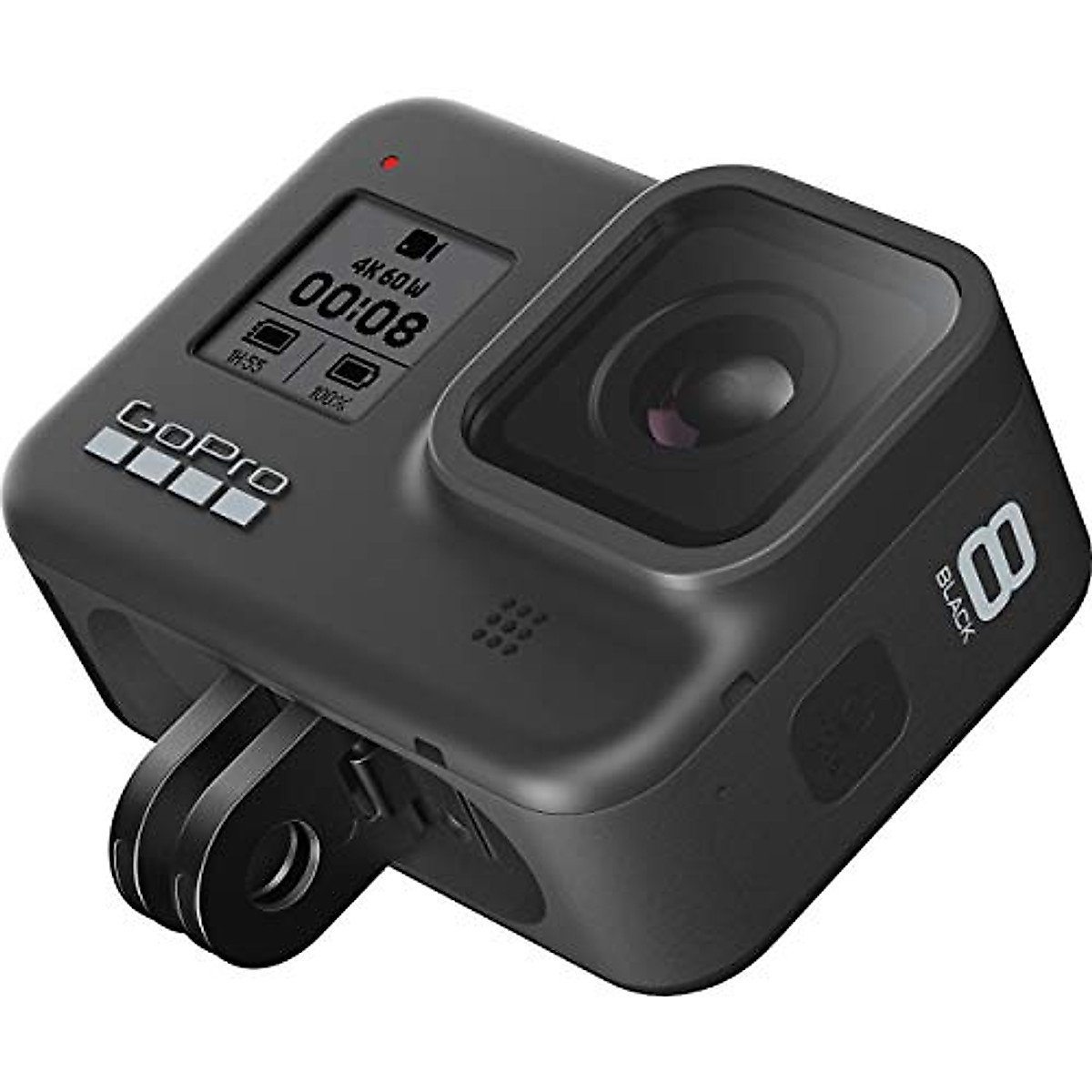 GoPro HERO8 Black with Deluxe Accessory Bundle – Includes: SanDisk Extreme 32GB microSDHC Memory Card, Spare Battery, Dual Battery Charger, Underwater Housing, LED Light & Much More