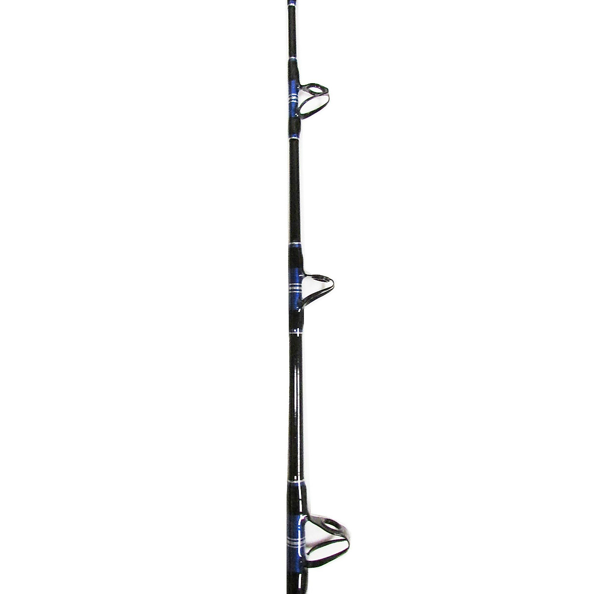 Xcaliber Marine Pair of (2) Inshore Series 6' 50-80 lb Saltwater Boat RODS (Blue and Silver)