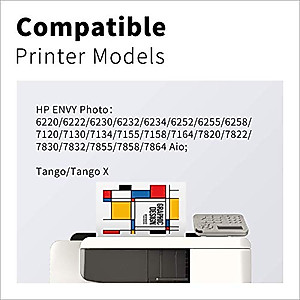 LemeroUexpect 64XL Remanufactured Ink Cartridge Replacement for HP 64XL 64 XL Ink Cartridges Combo Pack for EVNY Photo 7155 7855 7858 6255 TangoX 5542 7800 Printer Black, Tri-Color