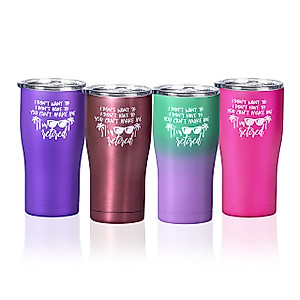 Funny Retirement Gifts for Women 2023 - Retirement Tumbler Cup 20oz - Retired Gifts for Women - Best Retirement Gifts for Women, Coworker - Happy Retirement Gifts - Female Retirement Gifts (Rose Gold)