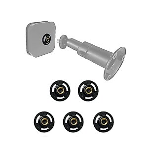 MANWU Mount Bracket Adapter Converter Connector for All-New Blink Outdoor Indoor XT2/XT Security Camera,Attachment That Holds Blink Camera to 1/4" Universal Mount (5 Pack Black)…