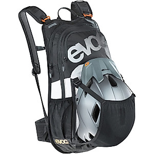EVOC, Stage 12, Hydration Bag, Volume: 12L, Bladder: Not Included, Black/White/Neon Orange