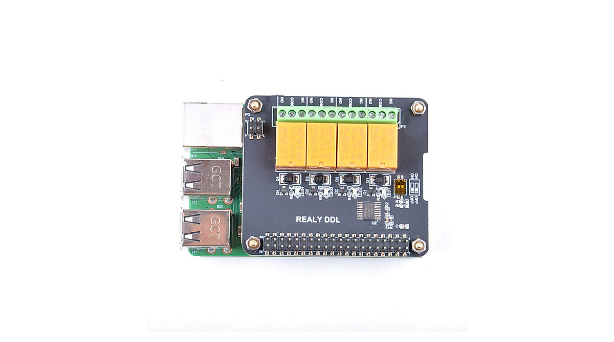 GeeekPi 4-Channel Relay for Raspberry Pi | Smart Home