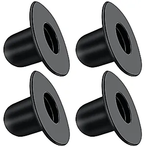 SKARUMMER Pool Wall Plug Replacement for Intex Bestway Coleman Summer Escape Ground Swimming Pools Filter Pump Strainer Hole Plug Stopper (4 Pack Black)