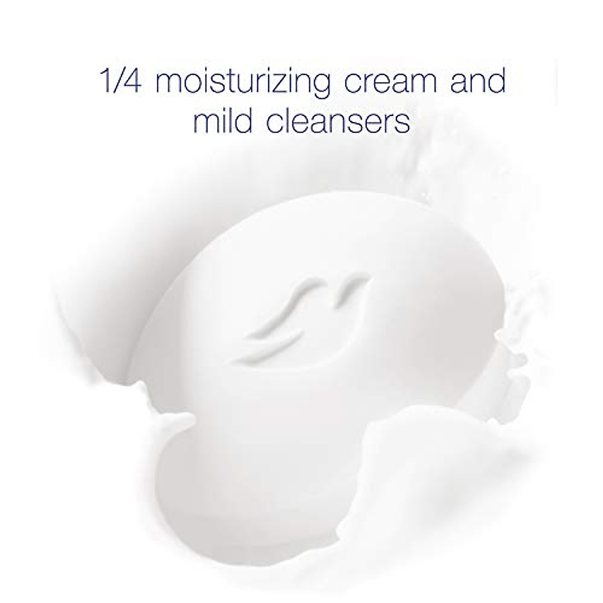 Dove Beauty Bar Gentle Cleanser for Softer and Smoother Skin with 1/4 Moisturizing Cream White More Moisturizing than Bar Soap, 3.75 oz, 14 Bars