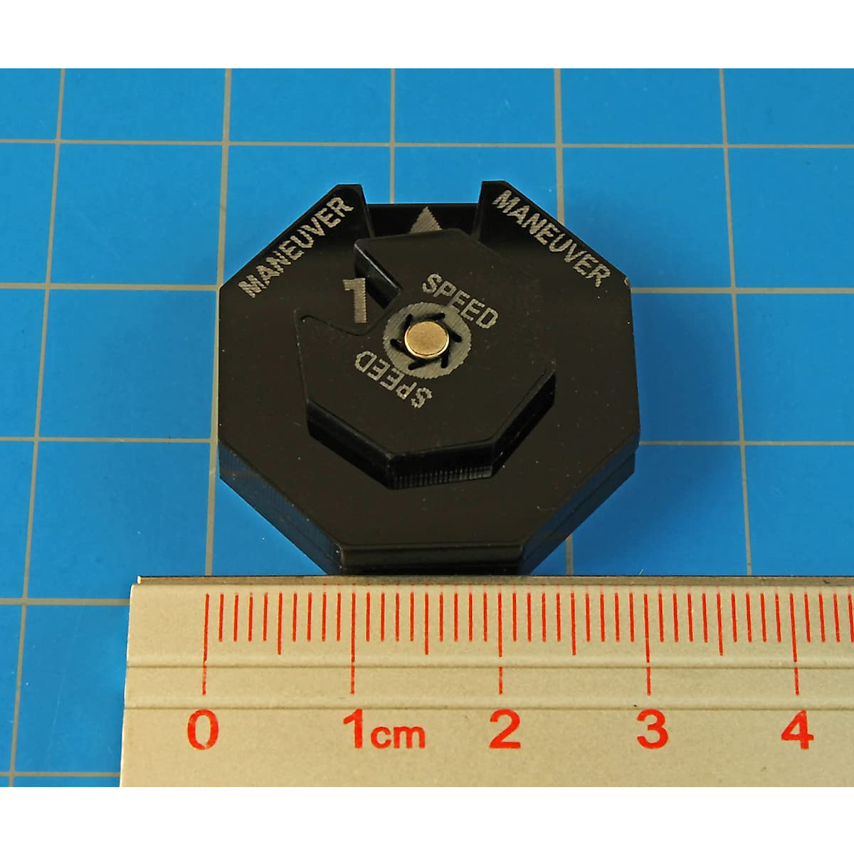 LITKO Space Wing Maneuver & Speed Dial | Compatible with Star Trek: Attack Wing | Black