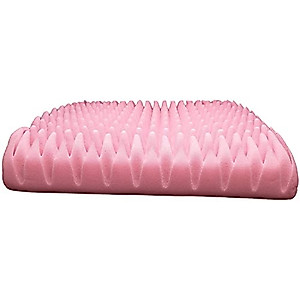 Vakly Convoluted Foam Egg Crate Seat Cushion 4 Inch Thick [18''x16''x4''] for Added Padding and Comfort on a Wheelchair or Office Chair (3)