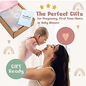 Becta Design - New Mom Gift Basket. Each Beautifully Prepared Gift Set Contains 5 Hand Picked Essentials for Expecting Mothers. The Perfect Gifts for Pregnancy, First Time Moms or Baby Shower