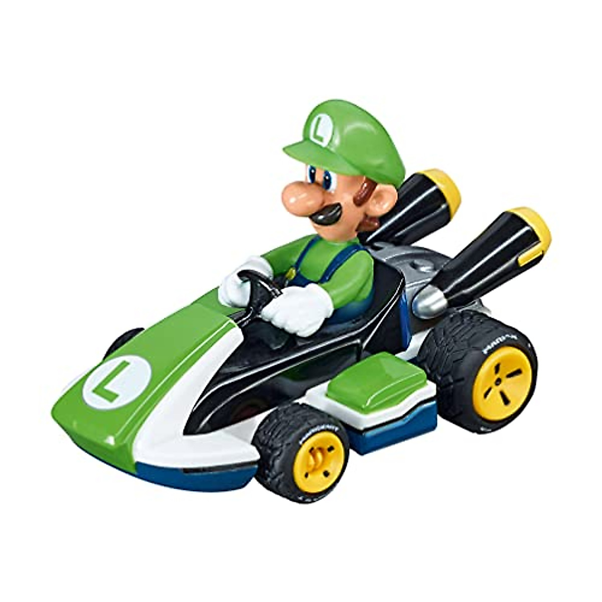 Carrera 64034 Mario Kart - Luigi 1:43 Scale Analog Slot car Vehicle for GO!!! Electric and Battery Slot car Racing Track Sets for unisex,children