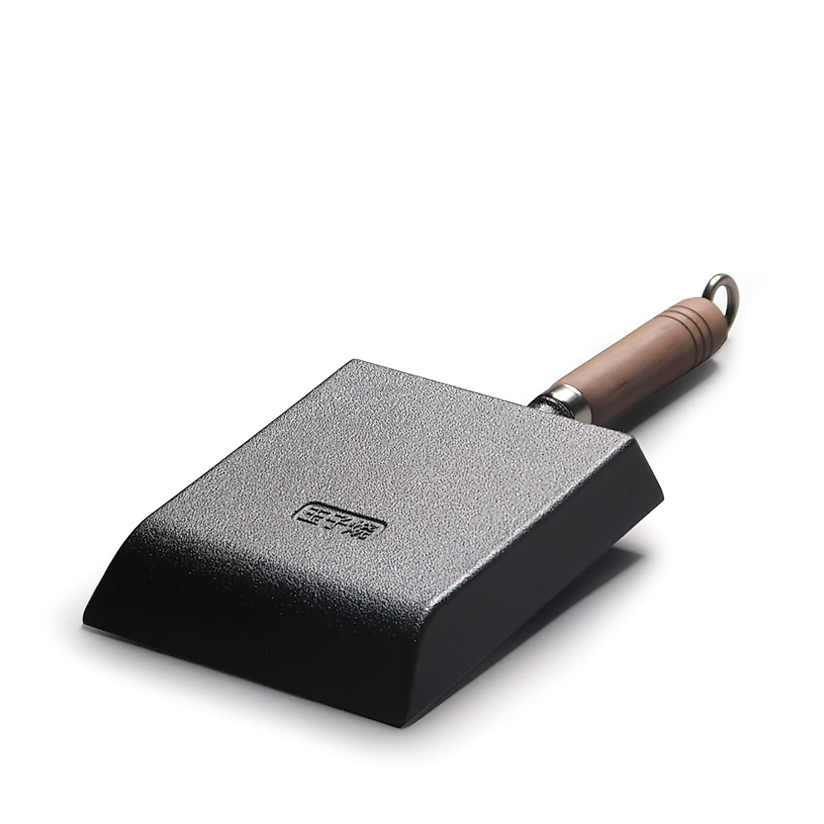 LI-GELISI Tamagoyaki Japanese Omelette Pan/Egg Pan,Rectangle Frying Pan Mini Frying Pan Iron Omelette Pan Tamagoyaki-ki Wooden Handle 9×7 inch