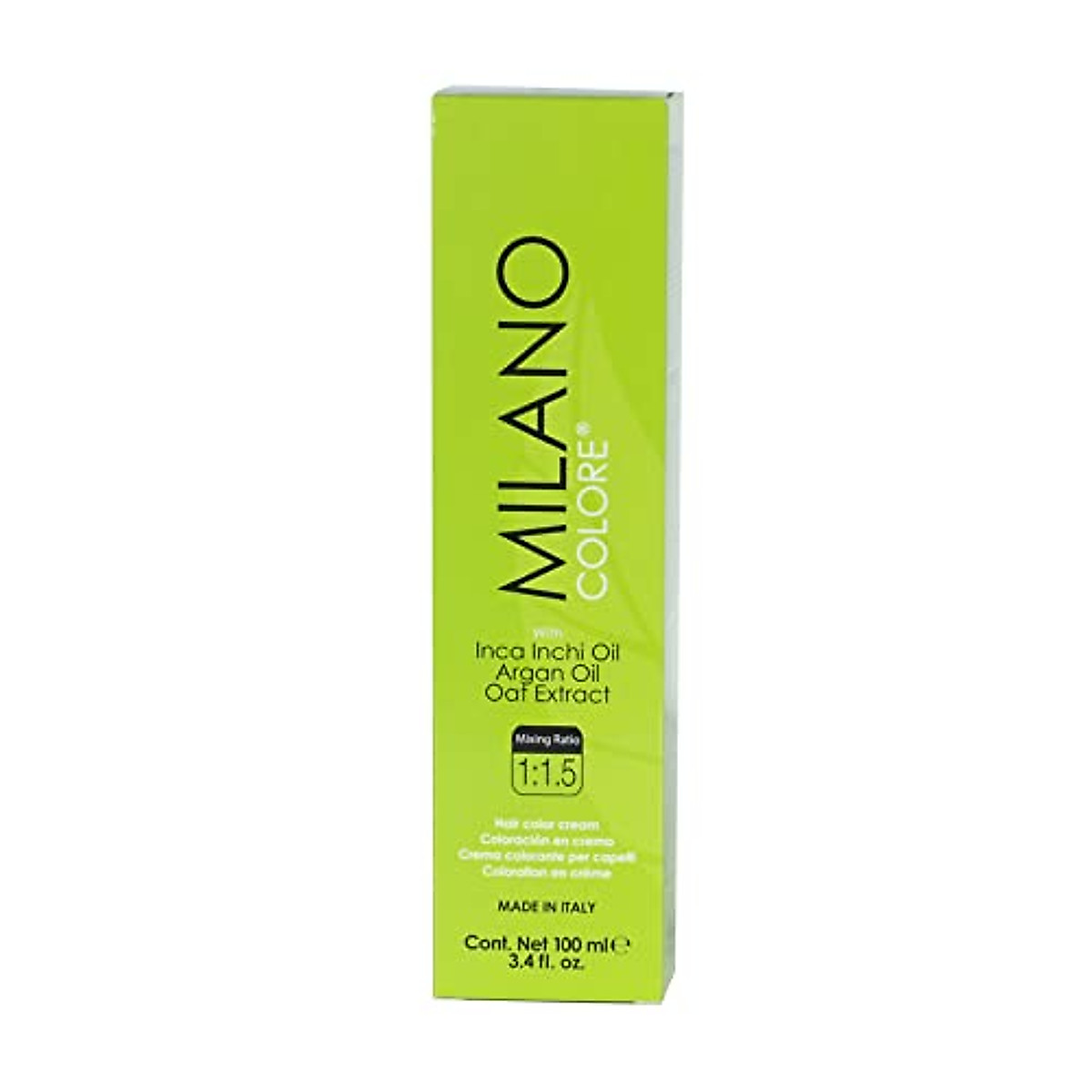 Milano Care Milano Colore – Nourishing Hair Coloring Treatment – Permanent Hair Dye – Hair Color Cream (Peroxide Cream Not Included), 7.666 Medium Blonde Extra Intense Red, 100ml/3.4 oz