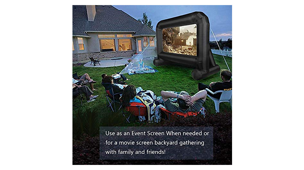 Easy Setup 16FT Inflatable Outdoor Movie Screen | OUTTOY