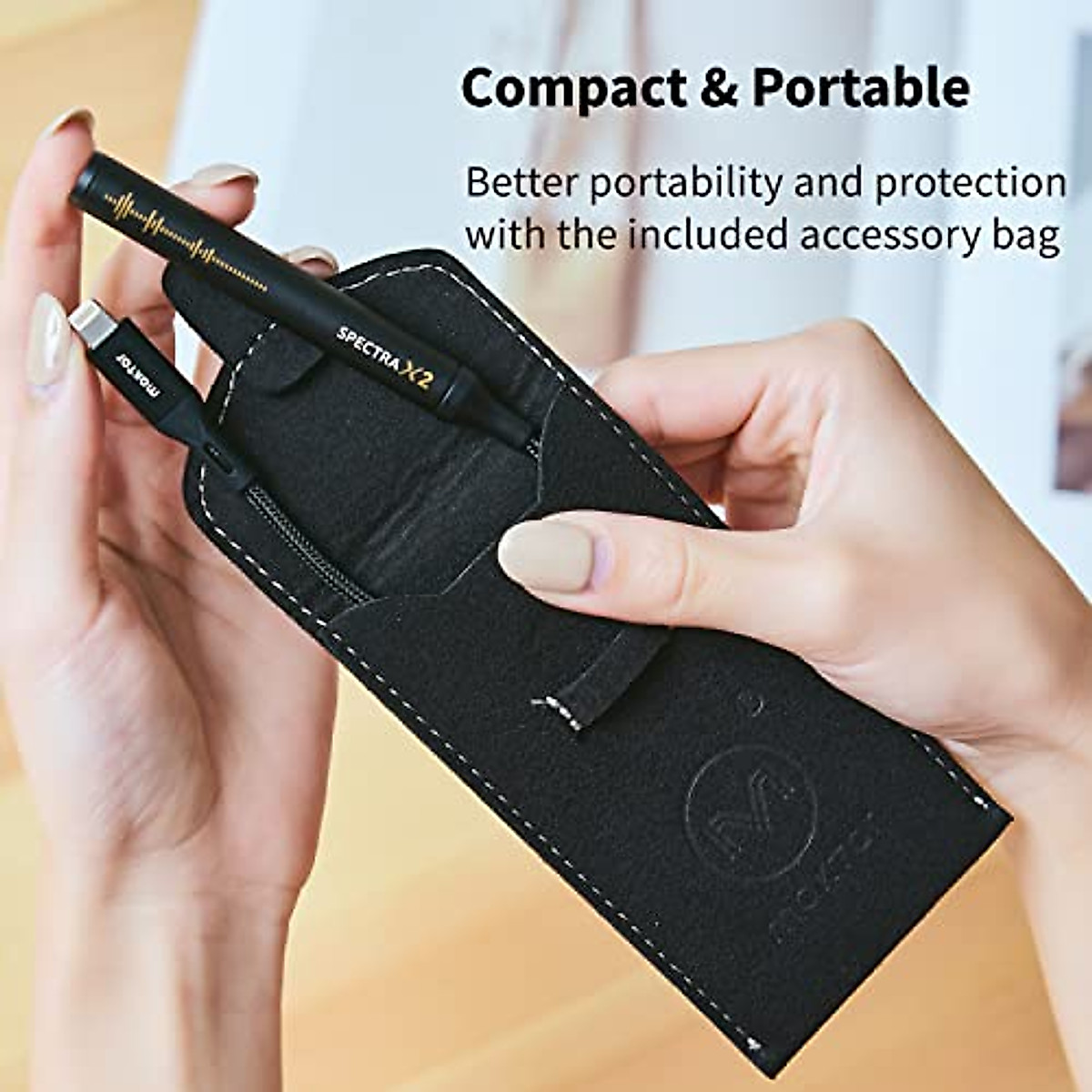 MAKTAR Spectra X2 Portable DAC/AMP [3.5mm Jack to USB-C], High Resolution Lossless 32bit / 384kHz Headphone Amplifier, Compatible with iPad, MacBook, Android, Laptop