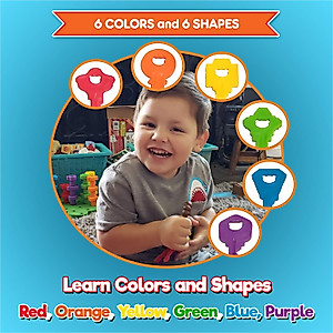 Baby Keys Montessori Toys For Toddlers - Toy Keys, Matching Toddler Games, Learning Toys For 2 Year Olds - Real Keys, Pretend Play Toys and Sensory Toys For Autistic Children with Activity eBook
