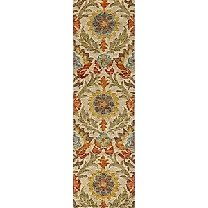 Momeni Rugs Tangier Collection Area Rug, 2'3" x 8' Runner, GOLD
