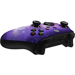 Custom Xbox Soft Touch Design Custom Gaming Controller -Soft Shell for Comfort Grip X for Microsoft Xbox (Galaxy)
