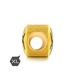 CHOW SANG SANG 999 24K Solid Gold Celtic Knots Noir Luck Charm Bracelet for Men & Women 87090C