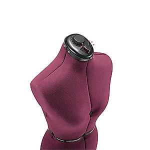 Family Dress Form - Adjustable Mannequin Dress Form Female with New Base - Red