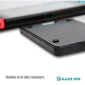GAME'NIR Cooling Stander for Nintendo Switch, iPhone, Samsung, Cell Phone, Switch Holder, 5 Angle Adjustable, Portable Foldable Compact for Switch, Non-Slip Bracket