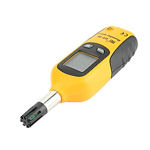 Digital Humidity Thermometer, HT-86 Handheld Bulb/Dew Point Temperature Meter LCD Display Humidity Monitor for Indoor & Outdoor Use