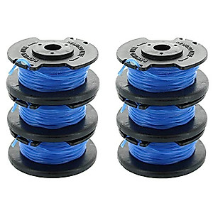 Ryobi ONE+ AC14RSLA OEM .065" Line and Spool Replacement 18v, 24v, and 40v Cordless Trimmers (Pack of 6)