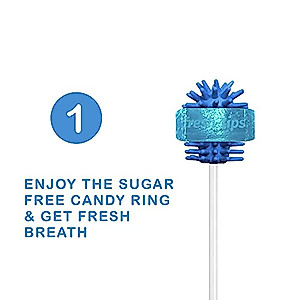 Fresh-Tips Mini Disposable Travel Toothbrush | Individually Wrapped | 25 Pack | Peppermint w/Xylitol | Next Generation Oral Care