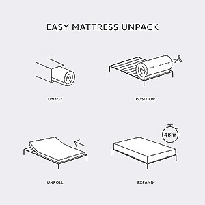 SWISSLUX 14-Inch Queen Size Mattress, iCOOL Tech and Cooling Gel Infused Medium Plush Memory Foam Mattress, CertiPUR-US Certified, Bed-in-a-Box, White, Queen Size (80" L x 60" W x 14" H)