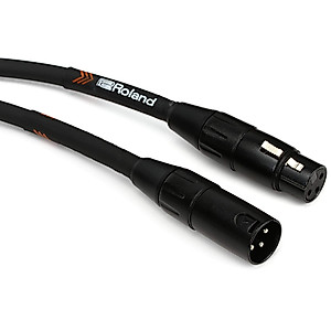Roland Black Series Heavy-duty XLR Microphone Cable, 15-Feet