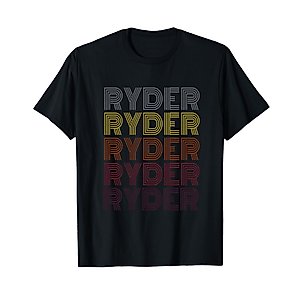 Ryder Name Vintage Style Personalized Gift Idea T-Shirt