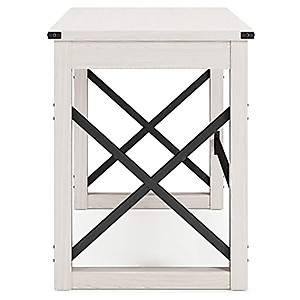 Signature Design by Ashley Bayflynn 48" Home Office Desk, Whitewash