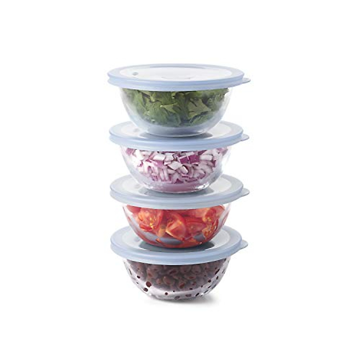 OXO Good Grips 8-Piece Glass Prep Bowl Set, 295 milliliters