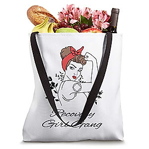 Recovery Girl Gang Narcotics Anonymous NA AA 12 Step Gifts Tote Bag