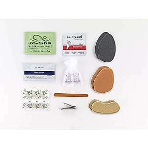 Solemates SOS Shoe Rescue Kit - 1 Pair Of Classic Clear High Protecors, And A Variety of Accessories - Perfect For Outdoor Weddings Or Events, Protecting Heels from Grass, Gravel, and Cracks