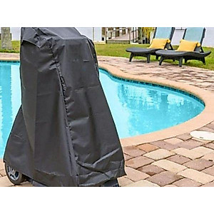 Pool Cleaner Caddy Cover Compatible with Dolphin, Outdoor Waterproof Thick Fabric Sunray/Dust/Wind/Weather/Rip Resistant Caddy Cover Suitable for Most Brands Robotic Pool Cleaner