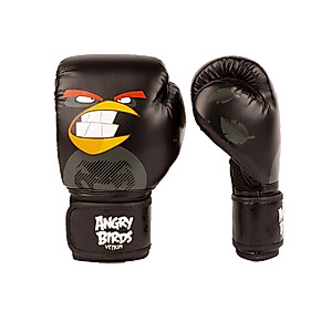 Venum Angry Birds Boxing Gloves - for Kids - Black, 8 oz