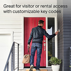 Level Smart Keypad Lock Accessory for Use with Any Level Smart Lock or Bolt, Weatherproof with LED Backlight, Bluetooth-Enabled Door Lock Accessory for Keyless Entry