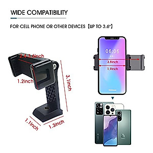 Fgo-togo Dashboard Phone Holder for Ford Bronco Accessories 2021 2022 Adjustable Phone Dash Mounted Custom Bronco Cell Phone Holder - Intsall with Original Car Screw