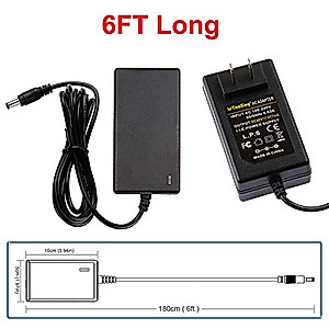 COOLM 48V Power Supply Adapter for Cisco IP Phone 8811 8841 8851 8861 8961 9951 9971 CP-8861-3PCC-K9, IP Phone Power Supply for Cisco Power Cube 4 8900 9900 8800 Series CP-PWR-Cube-4