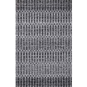 Justina Blakeney x Loloi Yeshaia Collection YES-05 Grey/Charcoal 7'-9" x 9'-9" Area Rug