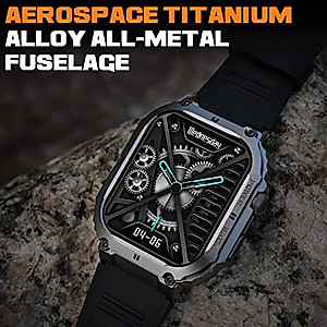 KACLUT Smart Watch,100M Waterproof Rugged Military Smartwatch with Bluetooth Call(Answer/Dial Calls) 2-inch Utral Large HD Display 70 Days Extra Long Battery Life,100+ Sports Modes Fitness Tracker