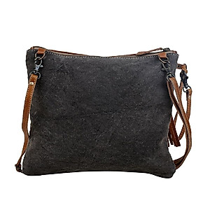 Myra Bag Pastel Small & Crossbody Bag Upcycled Cotton & Leather S-2879