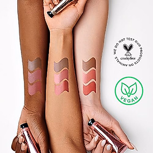 BB Blush Makeup LAMEL - Liquid Cream Blush for Cheeks & Lids Makeup, Creamy Texture, Hydrating, Long-Lasting, Blendable for All Skin Types - Cruelty-Free -401, Tea Rose -10ml/0,33fl.oz