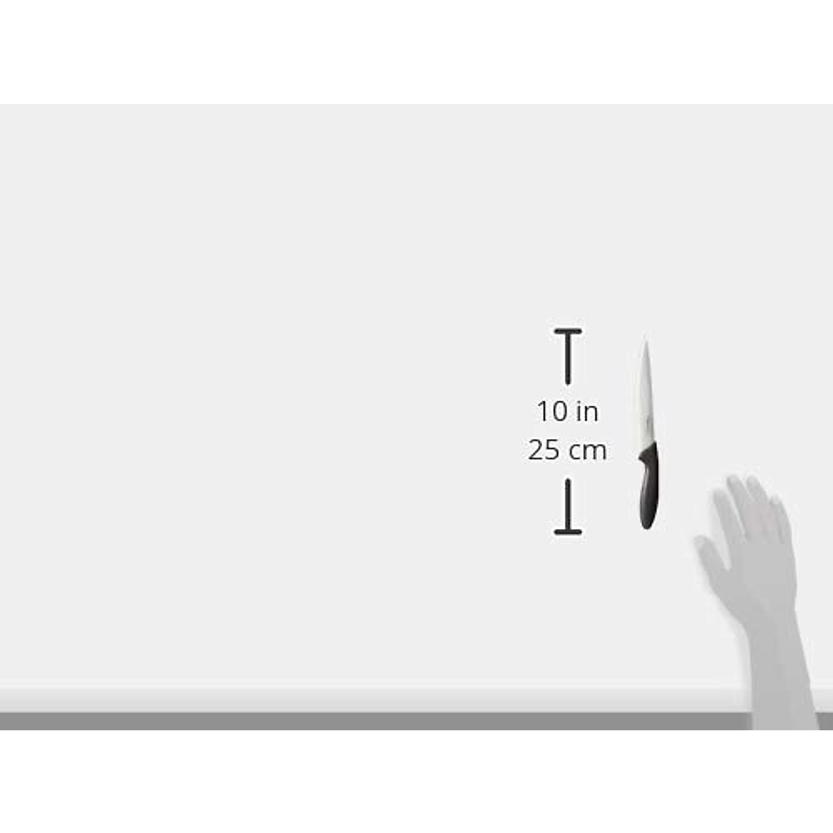 Pigeon 3-Piece Knife Set with Contoured Handle, Utility, Paring & Chef's Knife Set for Kitchen, Razor-Sharp Stainless Steel Blades, Lightweight, Dishwasher Safe, Ideal For Meat, Veggies, Herbs & Nuts