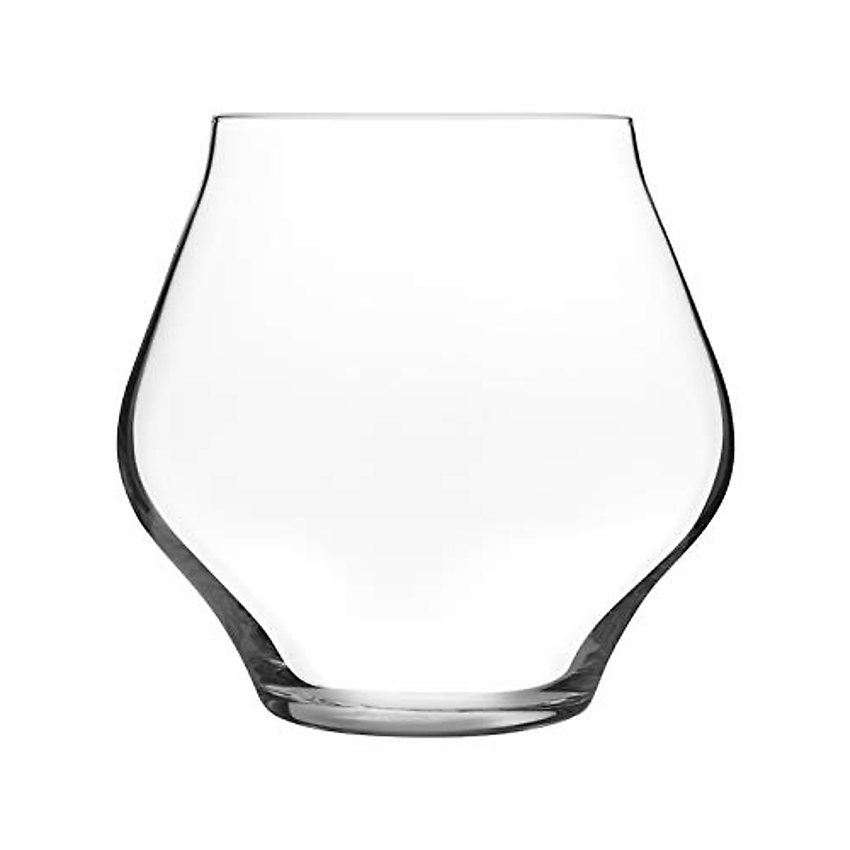 Luigi Bormioli Supremo 15.25 oz Pinot Noir Stemless Wine Glasses (Set of 2), Clear, 11281/02