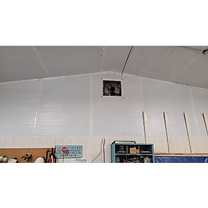 BlueTex Insulationㅤ 6" Wide x 180' Long White Vapor Barrier Seam Tape - 1 Roll Waterproofing and Great for Crawlspaces, Insulation Repair, Underlayment Seams, Metal Building Insulation Seams